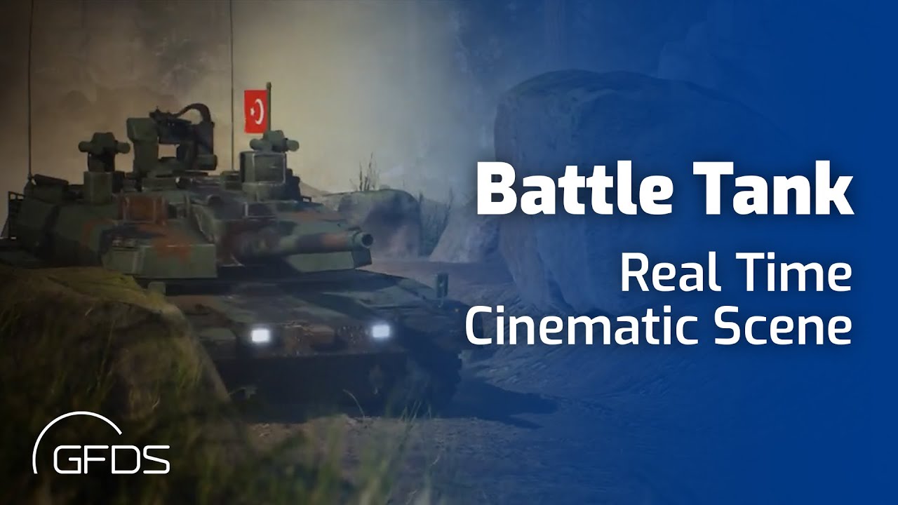 Battle Tank | Real Time Cinematic Scene - YouTube