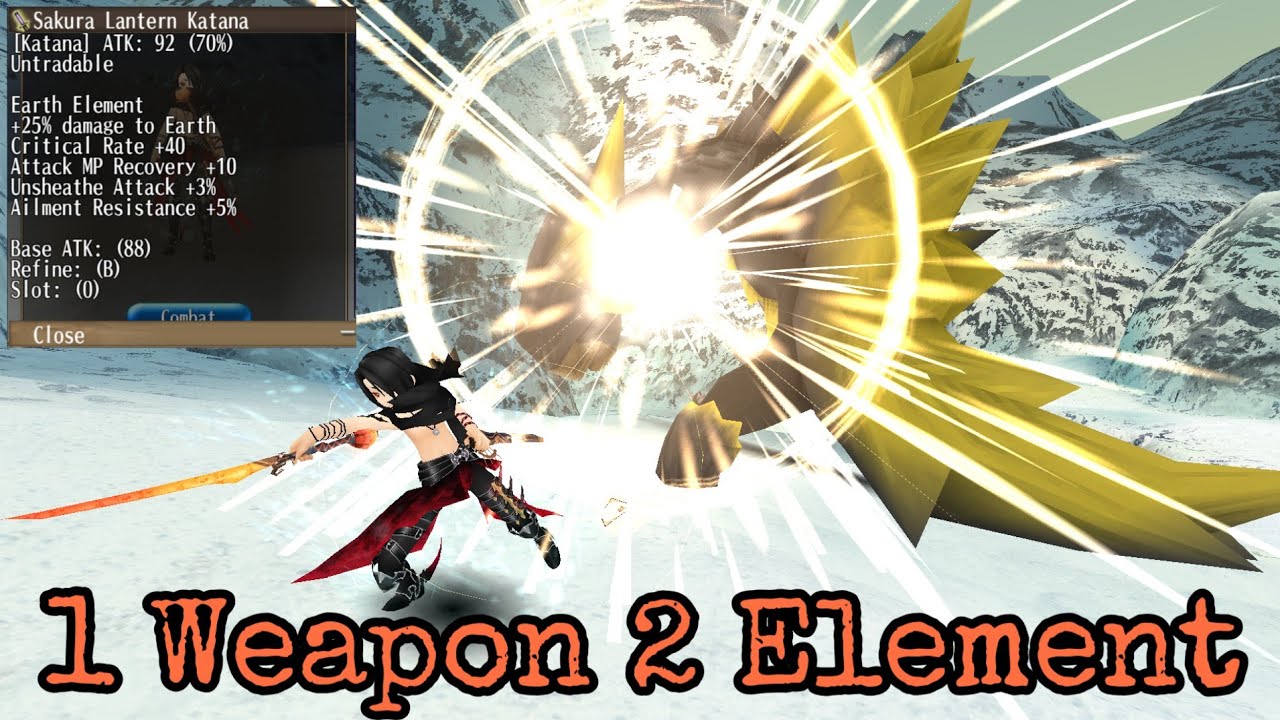 Toram Online - Sakura Lantern Katana - YouTube