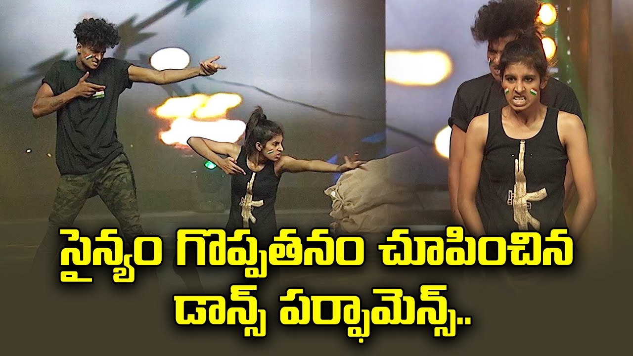 Jana Gana Mana Song Dance Performance By Sukumar & Greeshma | Dhee Jodi ...