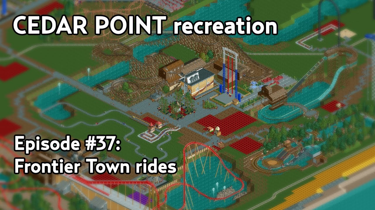 Frontier Town rides | Cedar Point recreation E37 - YouTube
