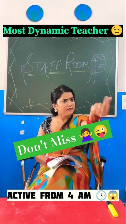 That One Most Active Teacher In Every School 🏫 #shorts #ytshorts #sejalgabashorts #teacherlife ...