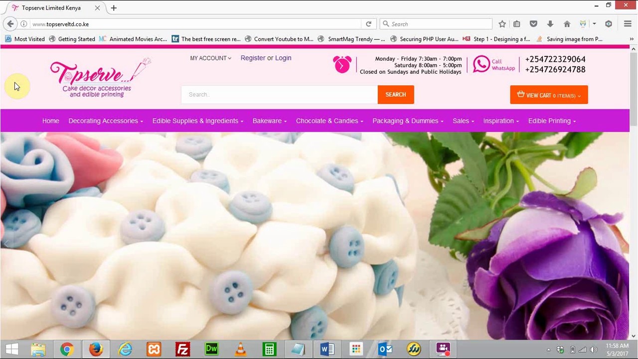 How to shop at Topserve eCommerce website - YouTube