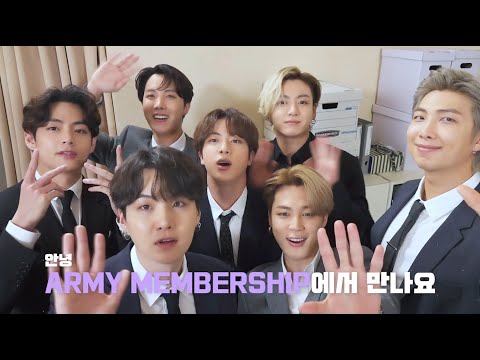BTS (방탄소년단) 2021 ARMY MEMBERSHIP Renewal Message