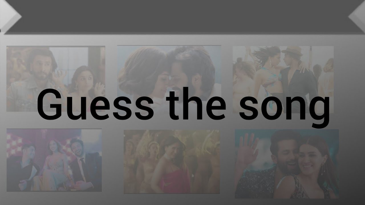 Guess the song by seeing picture 🤔|Challenge video|Guess it| - YouTube