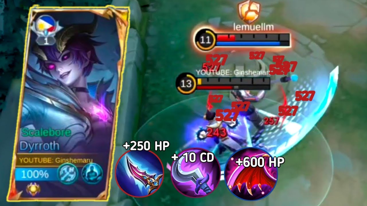 DYRROTH NEW LIFE STEAL AGAINST EXP LANE HIGH DAMAGE USING THIS NEW ITEM ...