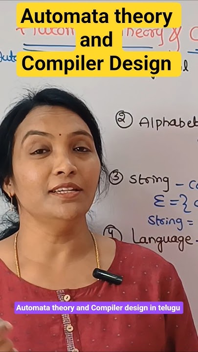 Automata theory and Compiler Design in Telugu - YouTube