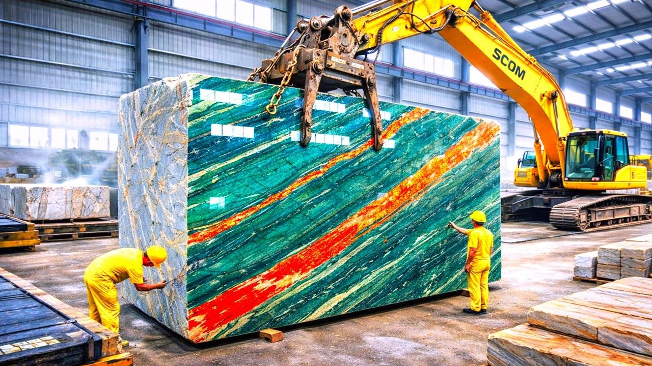HOW the MOST LUXURIOUS MARBLE Is MADE | HOW MARBLE Is EXTRACTED from ...