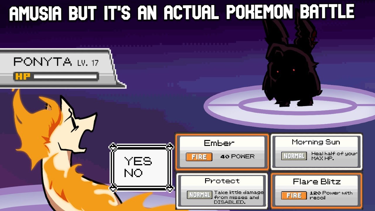 FNF - Amusia but It's an actual Pokemon battle - Hypno’s Lullaby V2 ...