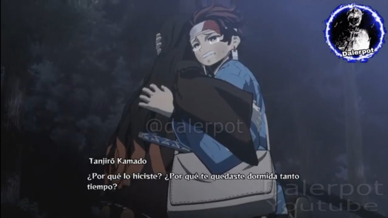 tanjiro llora de felicidad al ver que nezuko desperto l kimetsu no ...