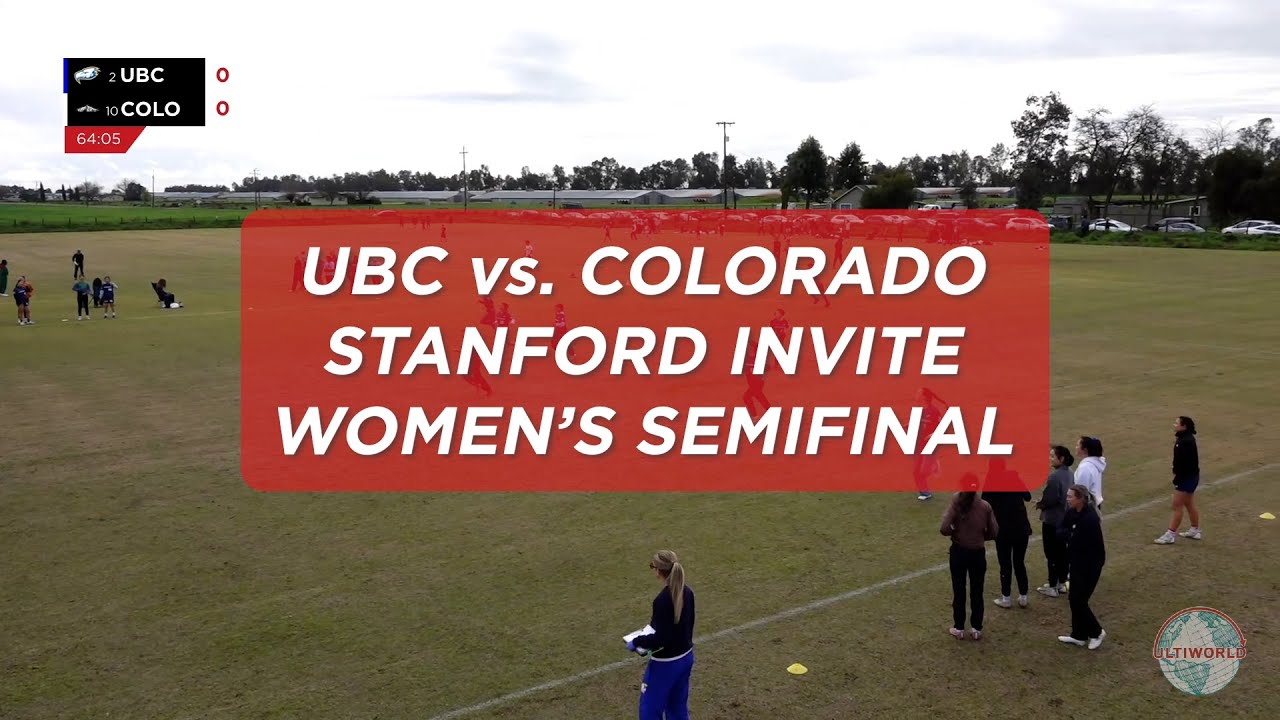 Stanford Invite Women's Semfinal Recap - UBC vs. Colorado - YouTube