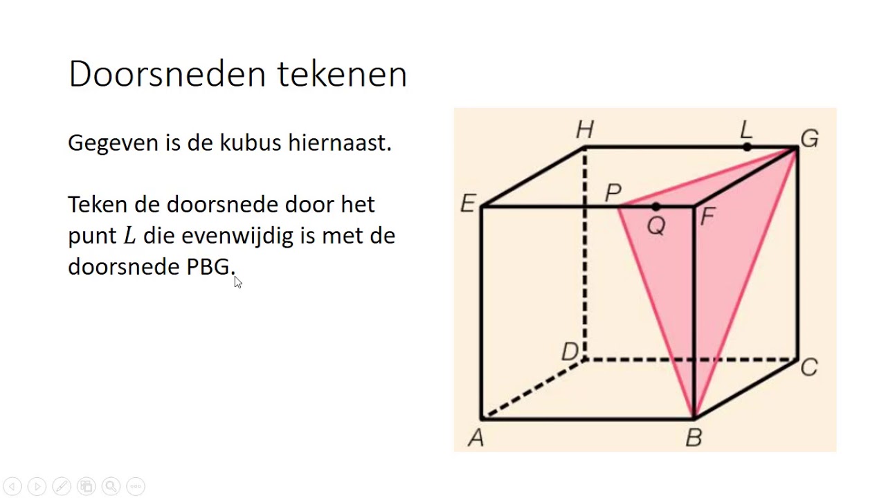 Ruimtemeetkunde - Doorsneden tekenen (2 HAVO/VWO & 2 VWO) - YouTube