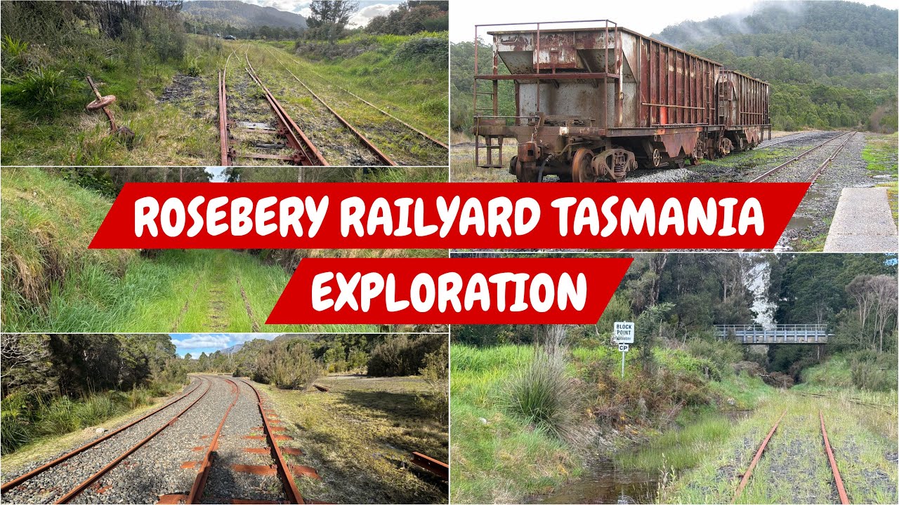 Rosebery Rail Yard Tasmania Exploration / Melba Line / Emu Bay Railway ...