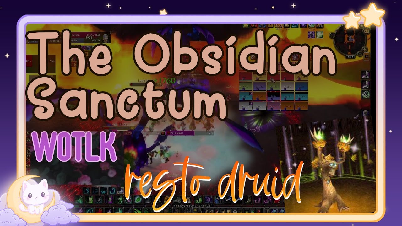 Resto Druid PoV - The Obsidian Sanctum (OS) 25 | 3 Drakes Alive ...
