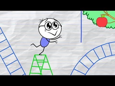 Pencilboyss Want To Eat Apples! -in-Apple's Hardy - Pencilmation Cartoons for Kids
