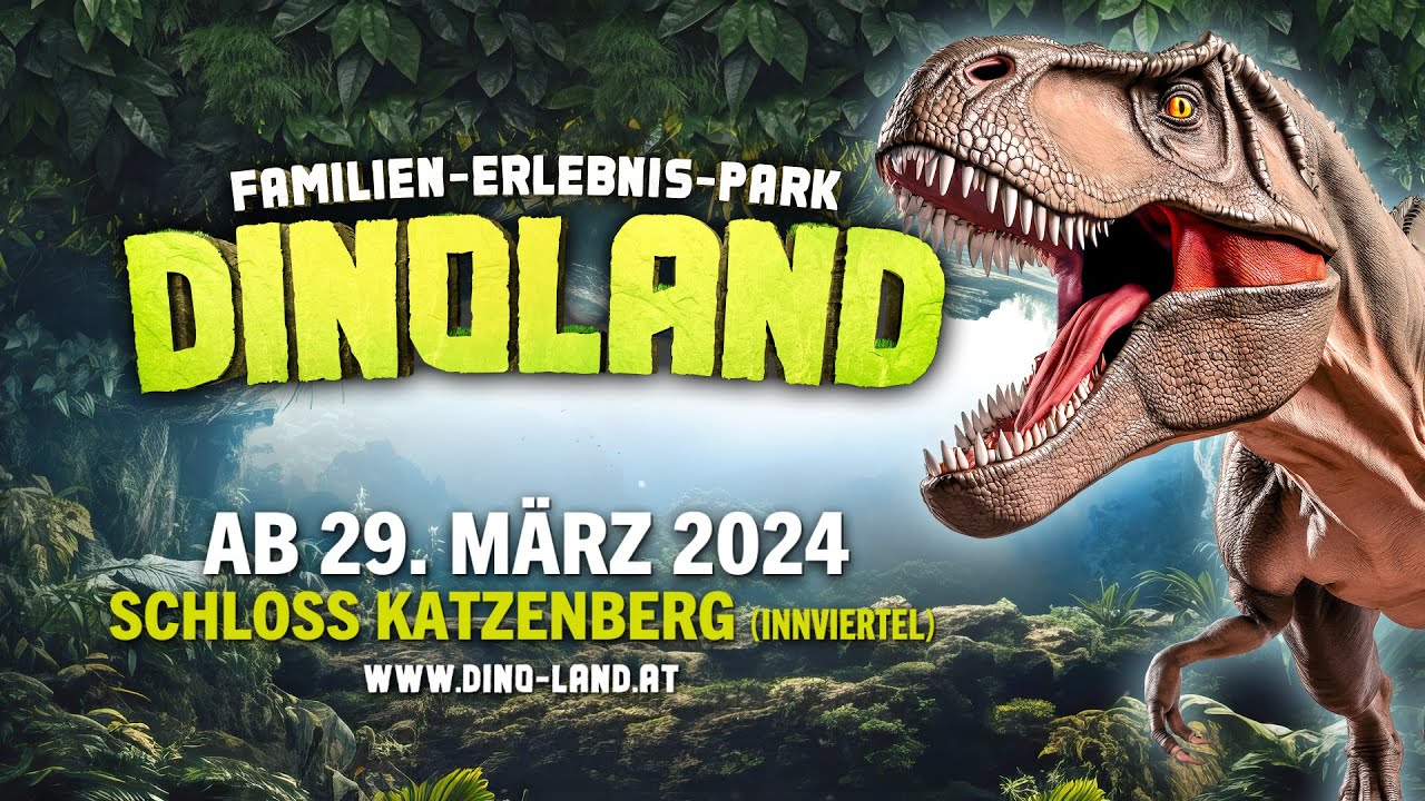 DINOLAND auf Schloss Katzenberg • Ausflugsziele Kirchdorf am Inn