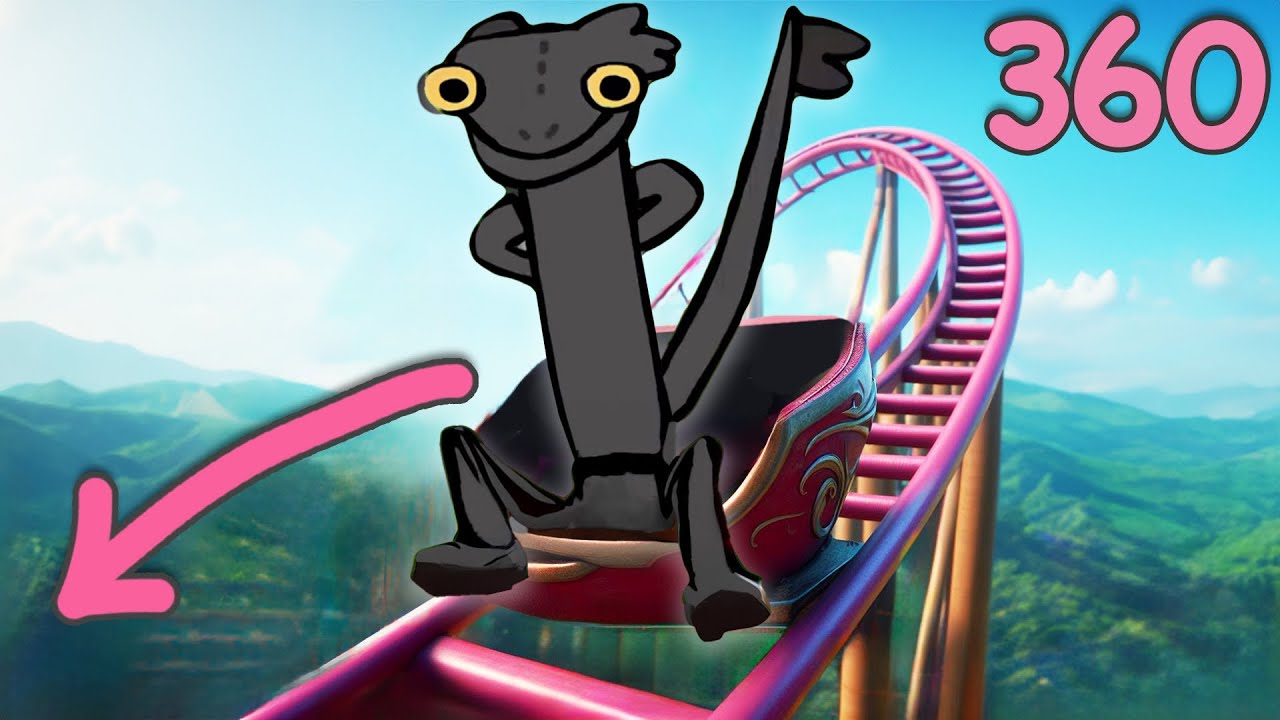 Fazbear & Dancing Toothless 360 Roller Coaster Meme - YouTube