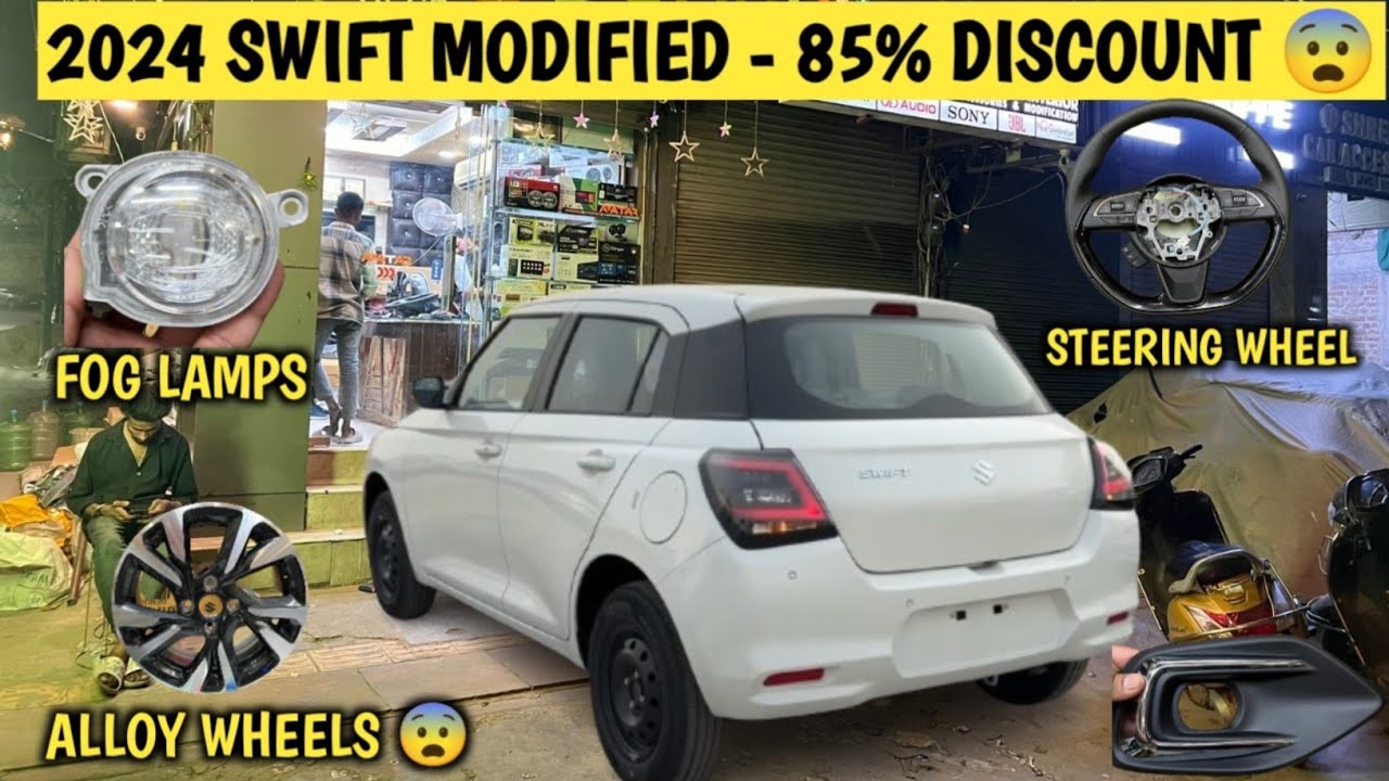2024 SWIFT FACELIFT MODIFIED | 85% OFF | ALLOY WHEELS | STEERING WHEEL ...