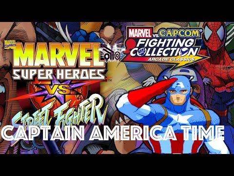 MVC Fighting Collection Gameplay ITA Marvel Super Heroes Vs Street ...