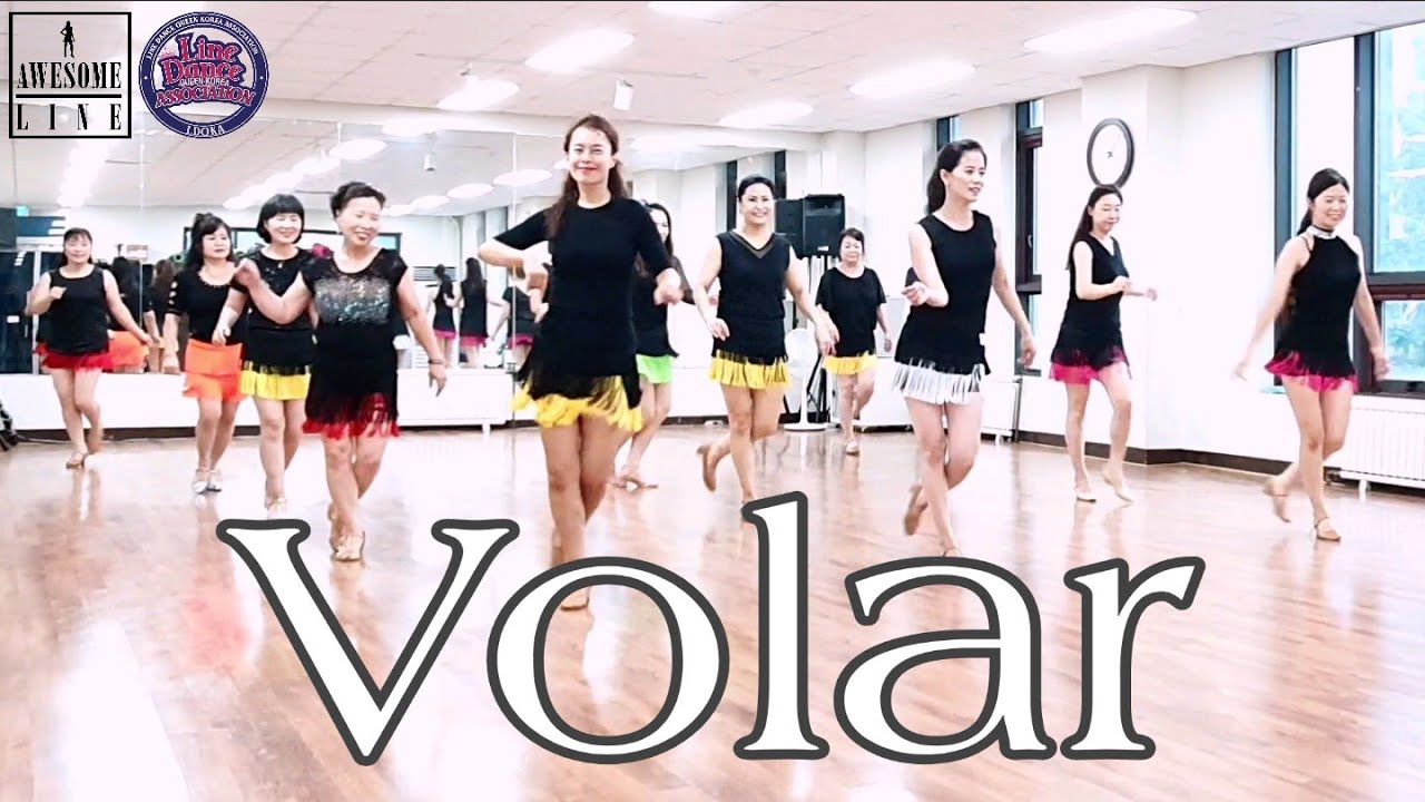 Volar Line Dance(Improver) - YouTube