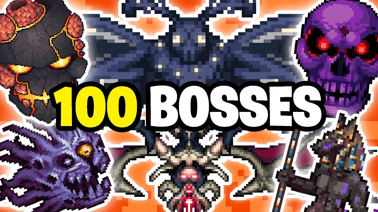 Terraria but there's 100 BOSSES in this Modpack... - YouTube
