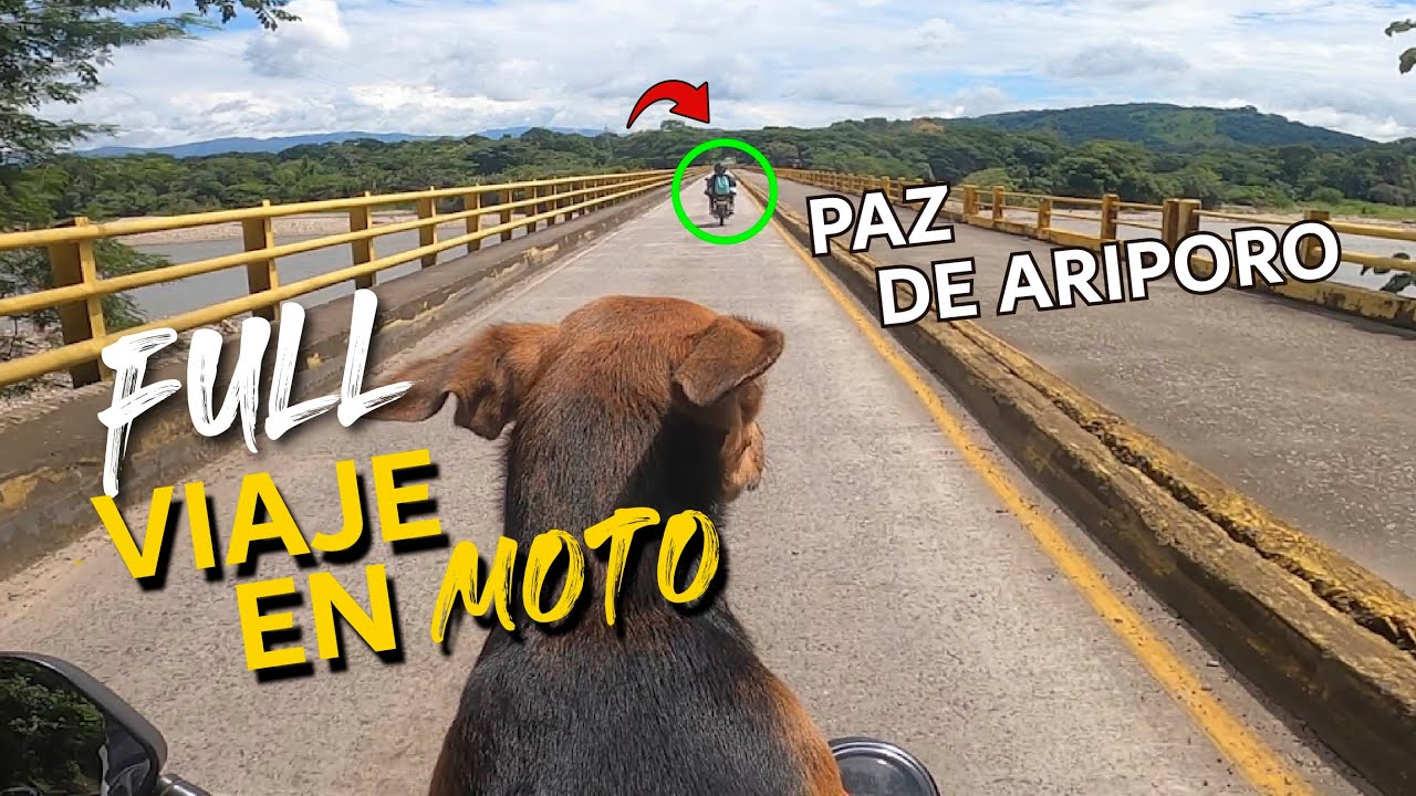 De YOPAL COLOMBIA viaje en MOTO hacia 👉 PAZ DE ARIPORO CASANARE ...