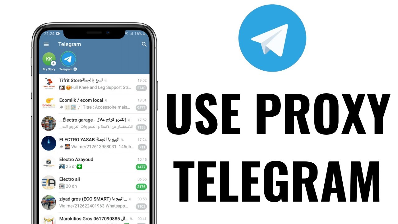 how to use proxy in telegram - YouTube