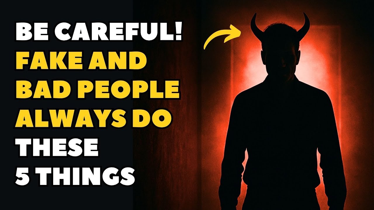 Eyes Open! Learn to Recognize Fake and Bad People | 5 Signs - YouTube