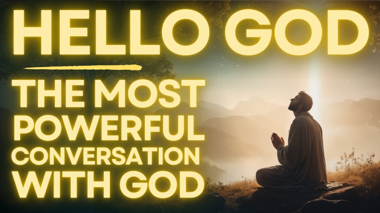 The Most Powerful Conversation With God | Thank You God - YouTube