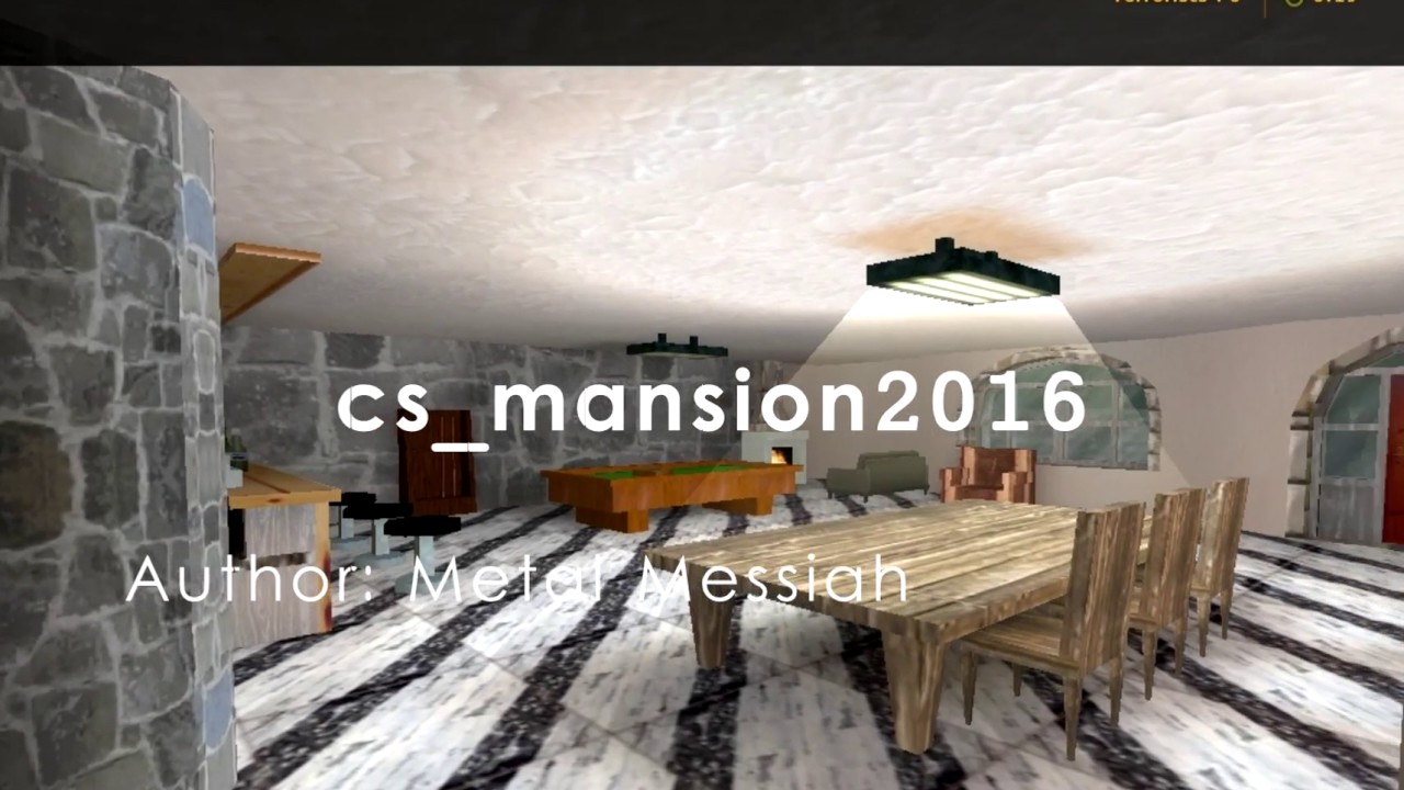 Counter-Strike 1.6 cs_mansion2016 Map Preview - YouTube