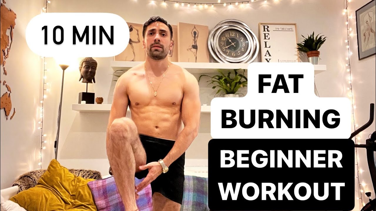 Beginner Workout | 10 Minute Fat Burning Exercises for Weight Loss ...