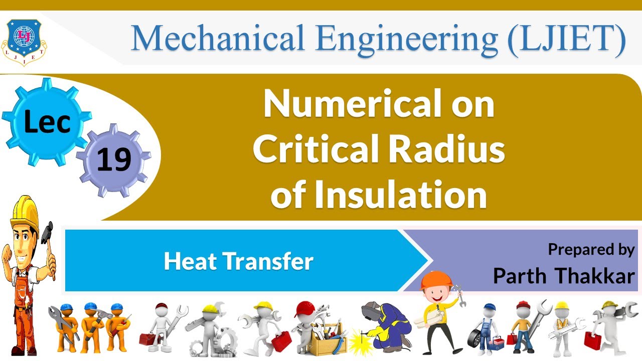 L 19 Numerical on Critical Radius of Insulation | Heat Transfer ...