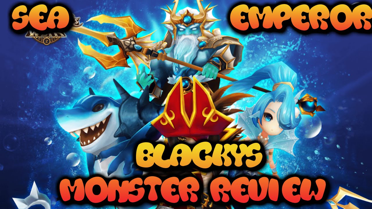 Summoners war Sea Emperor monster review - YouTube
