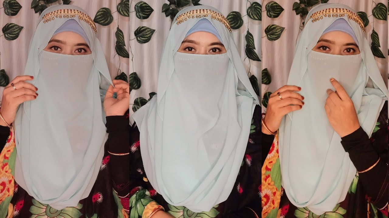 Simple And Stylish 🥰 Hijab Styles With Niqab | Easy Niqab Tutorial For ...