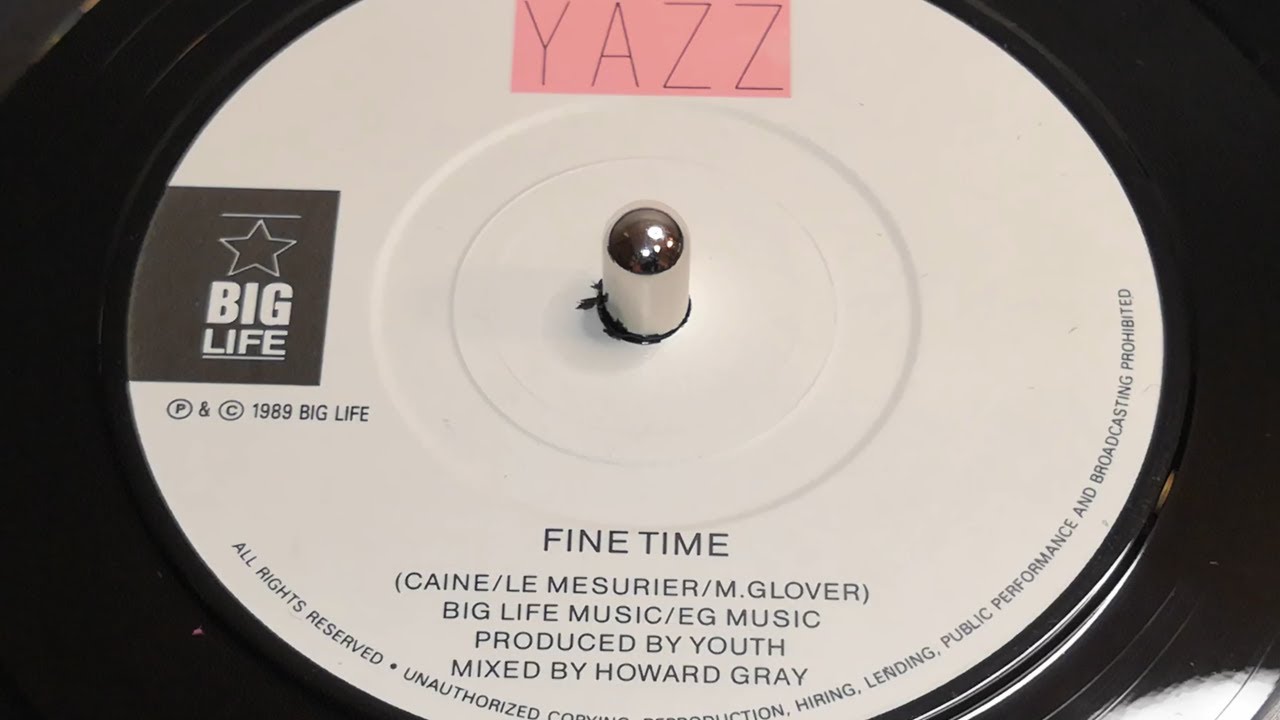Yazz - Fine Time (1989 7" Single) - YouTube