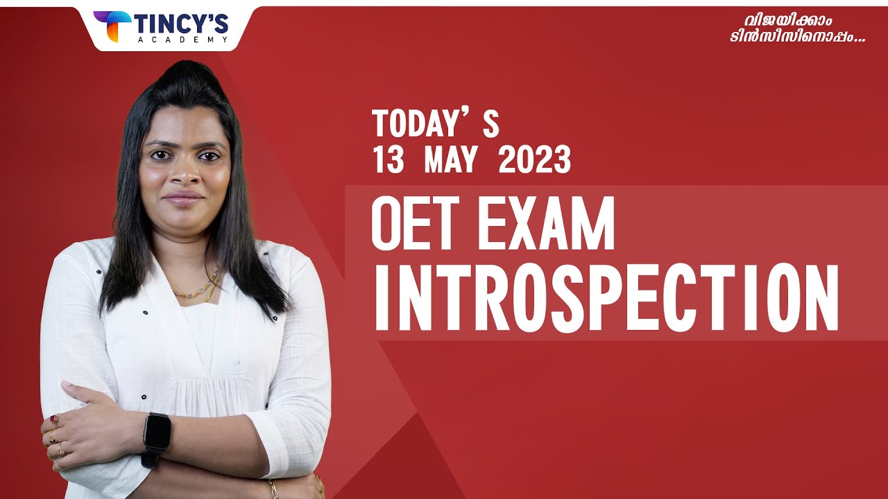 Today's OET Exam Full Details | Tincy's OET Tips & Tricks | Complete ...