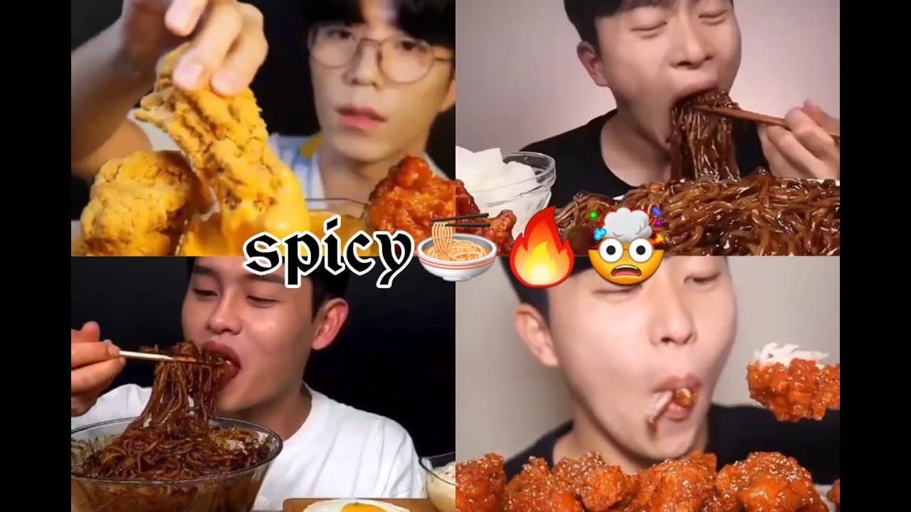 korean food challenge^_^ - YouTube