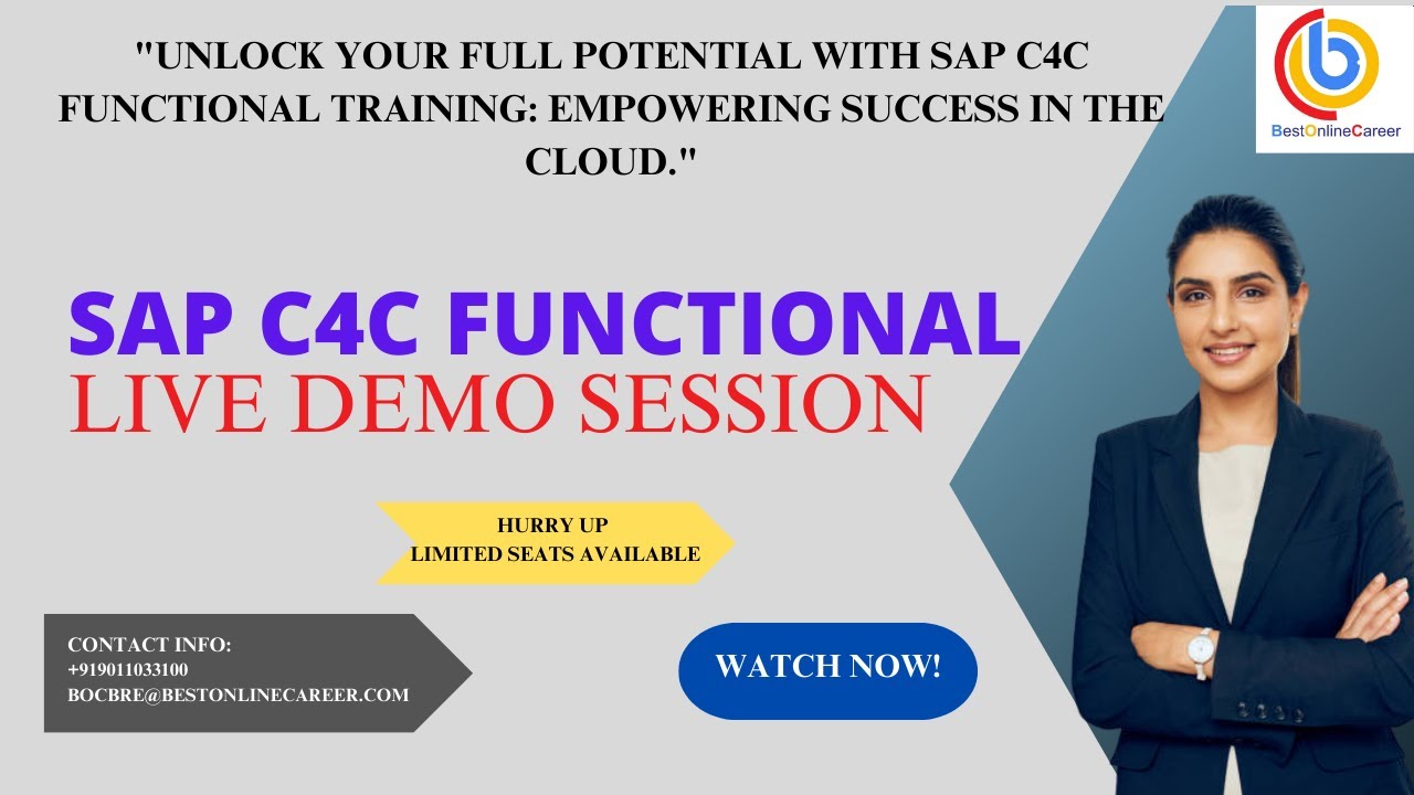 Free Demo For SAP C4C Functional | SAP C4C Functional Online Course ...