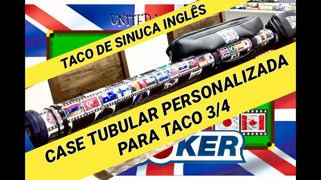 CASE TUBULAR CUSTOMIZAÇÃO EM 3D PARA TACO INGLÊS 3/4 - YouTube