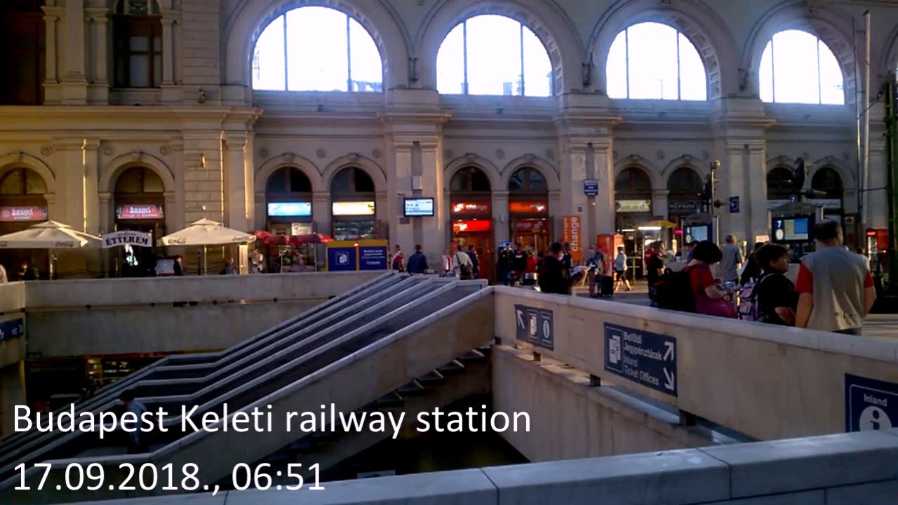 Budapest Keleti railway station / Будапешт, железнодорожный вокзал ...