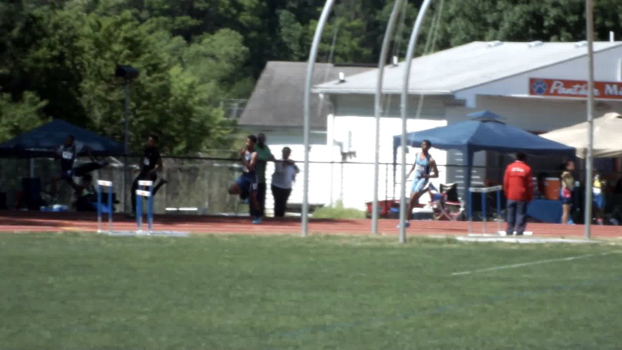 Brian Herron 13-14 Boys 400m (1st 50.72) - YouTube