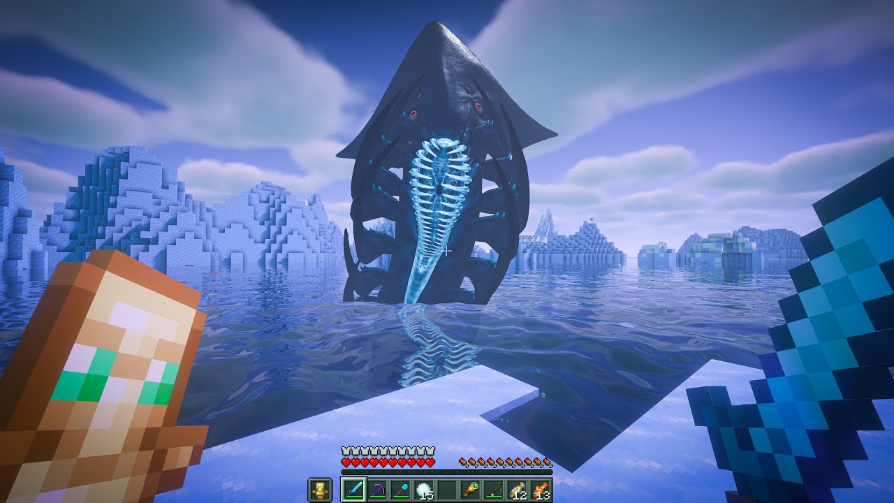 Shadow Leviathan in Minecraft - YouTube