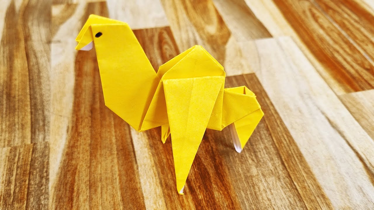Origami Camel Easy Step by Step - YouTube