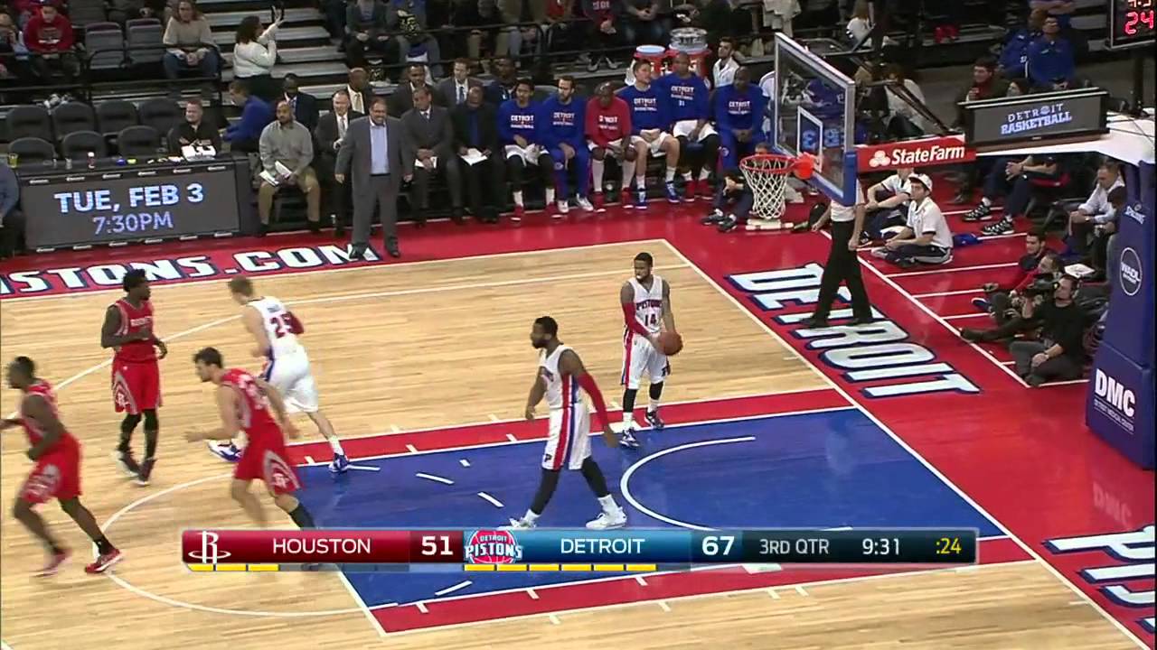 Houston Rockets vs Detroit Pistons | January 31, 2015 | NBA 2014-15 ...