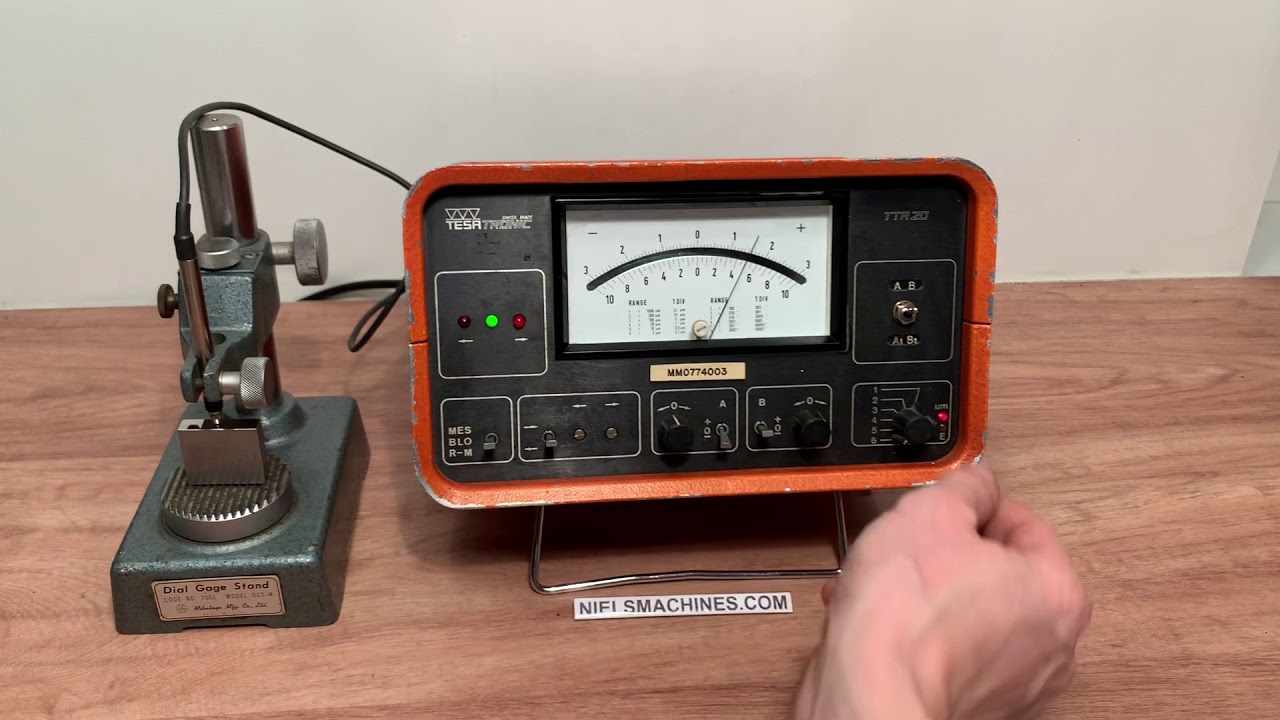 Tesa Tronic TTR20 with Tesa Probe and Mitutoyo stand - YouTube
