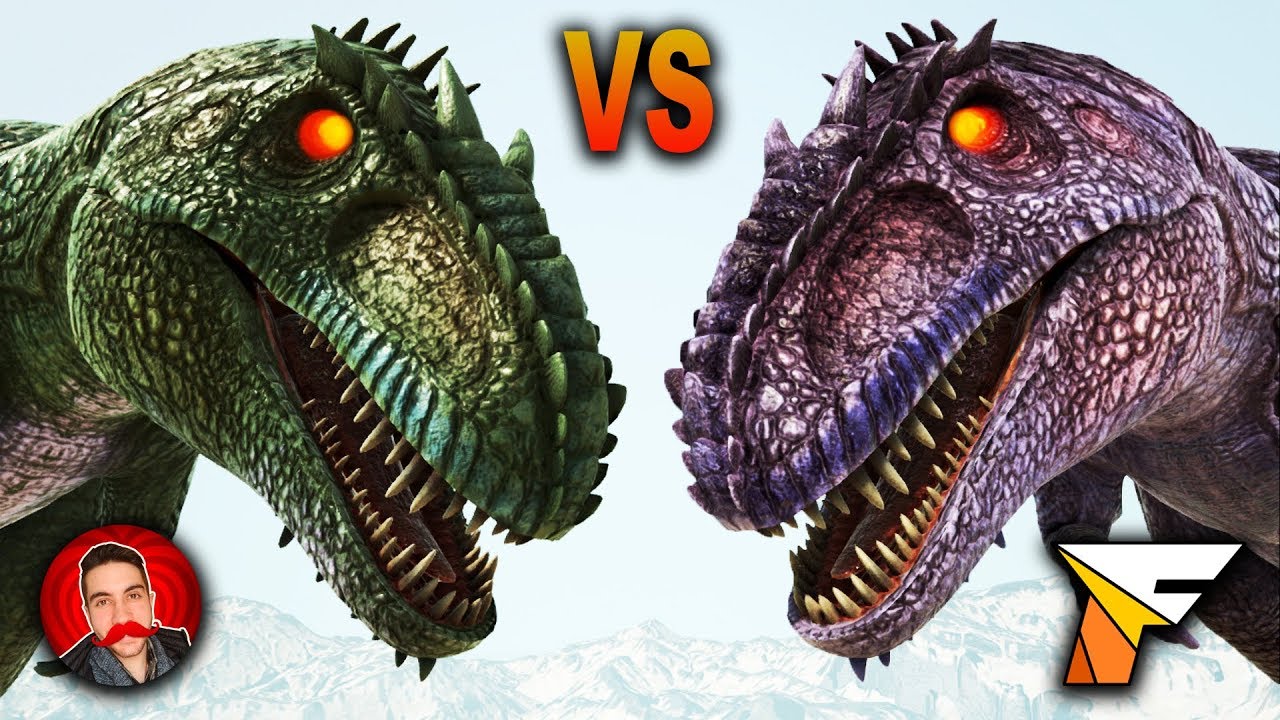 ARK GIGA BATTLE vs LOVERFELLA!! Ark Survival Evolved Dino Battle - YouTube