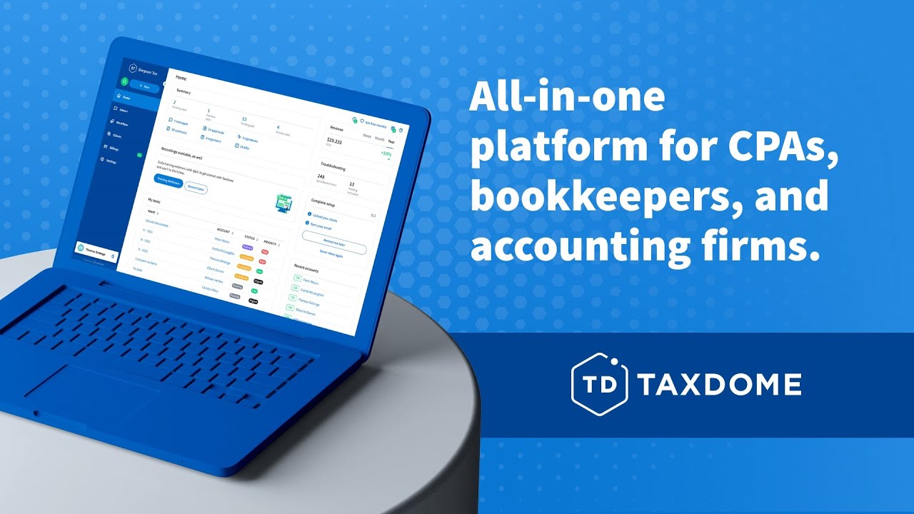 TaxDome overview: explore key features in action - YouTube