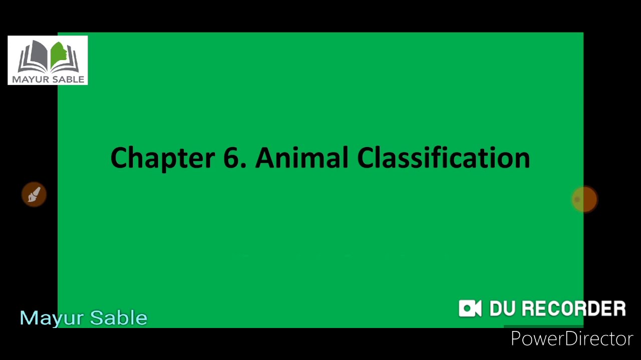 SSC|Class 10 |SCIENCE| Animal classification|Period 2 | by Mayur Sable ...