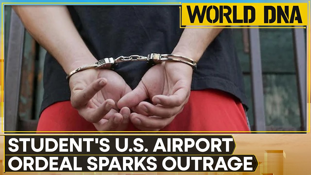 Indian Student Handcuffed At US Airport, Video Sparks Outrage | World ...