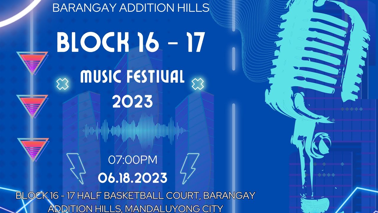 Barangay Addition Hills Block 16 - 17 Music Festival 2023 | JAS ELIJAH ...