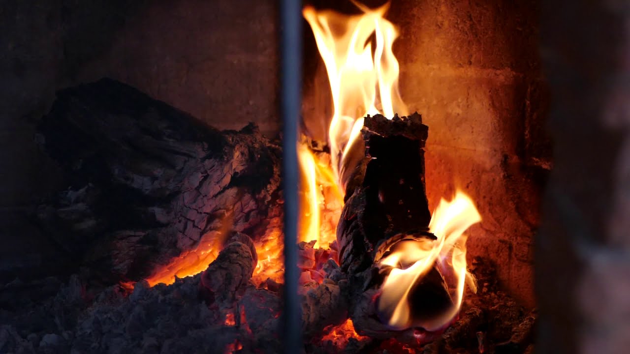 Fire background without sound 4K - YouTube